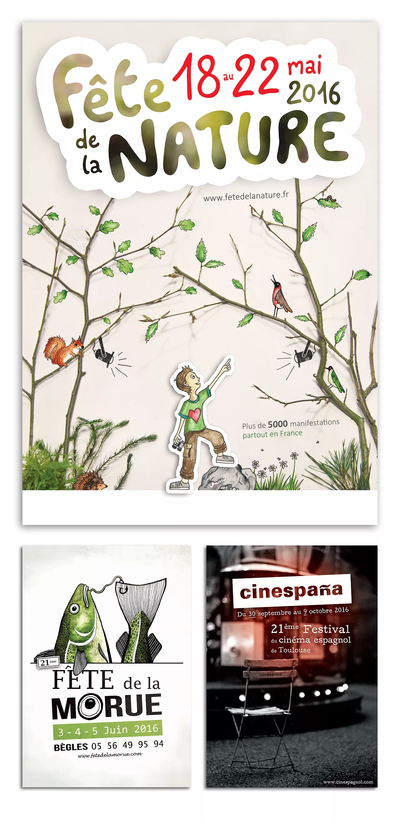 Affiches de concours par Co2Graphisme