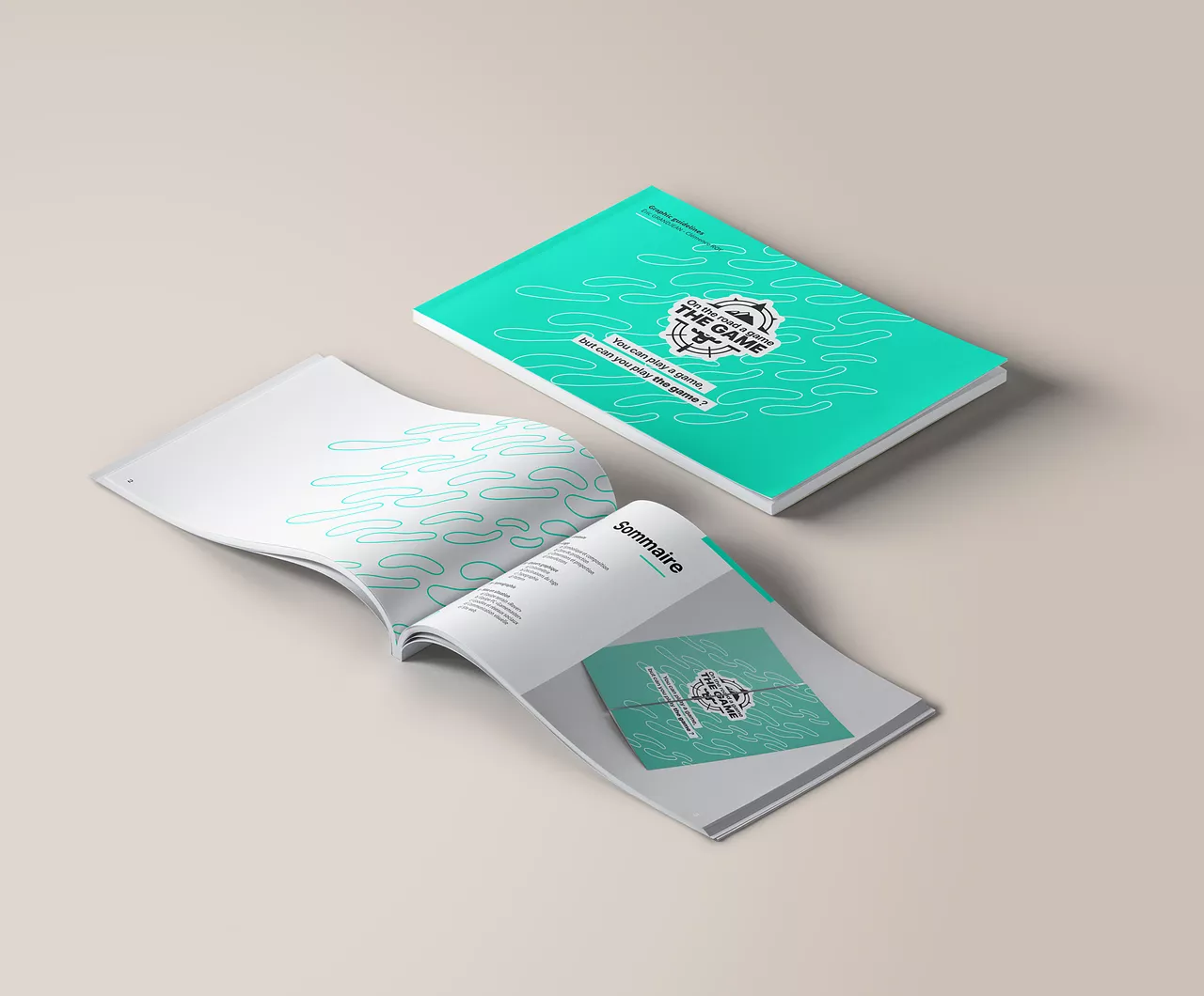 Guideline charte graphique - On the road a game par Clemence_Roy