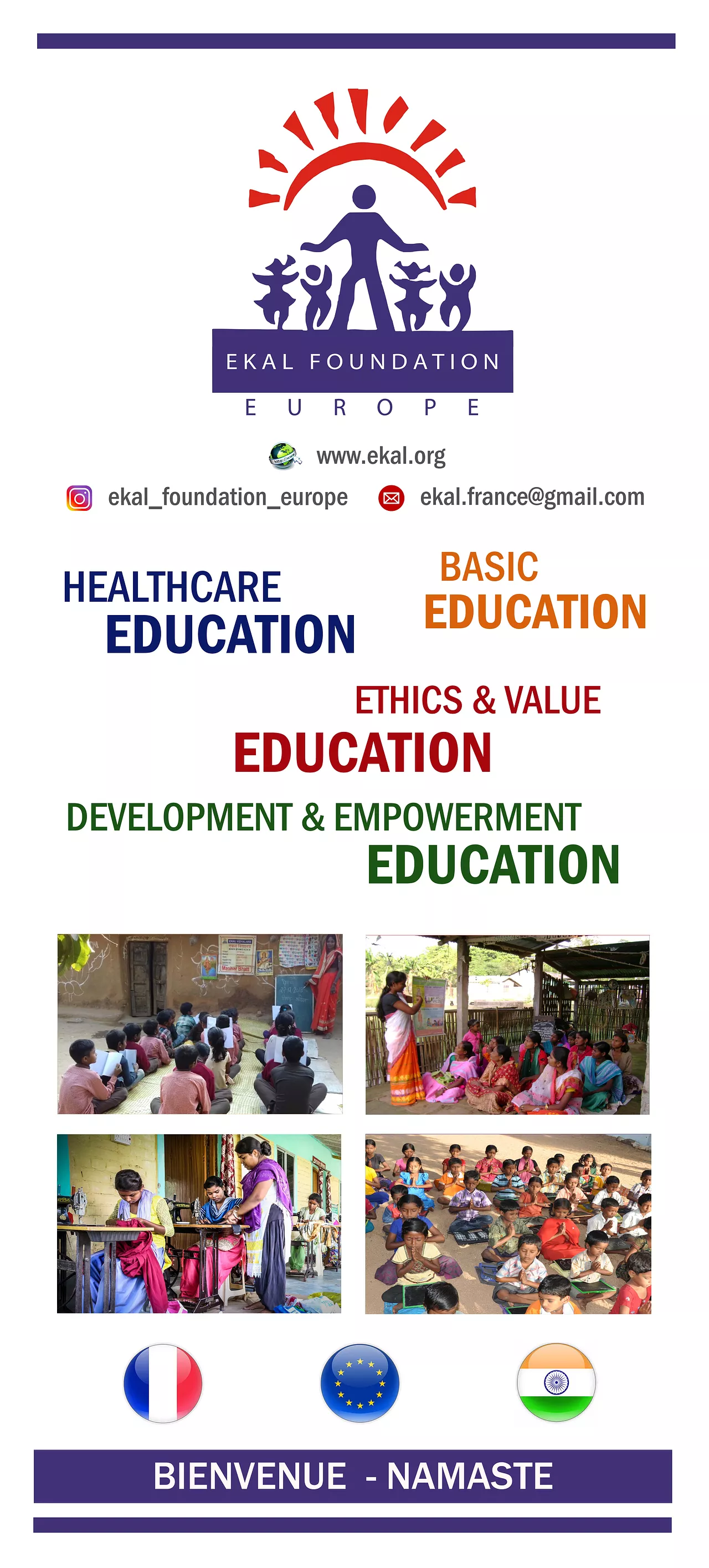 Banner - Ekal foundation Europe par ahm_brahmasmi